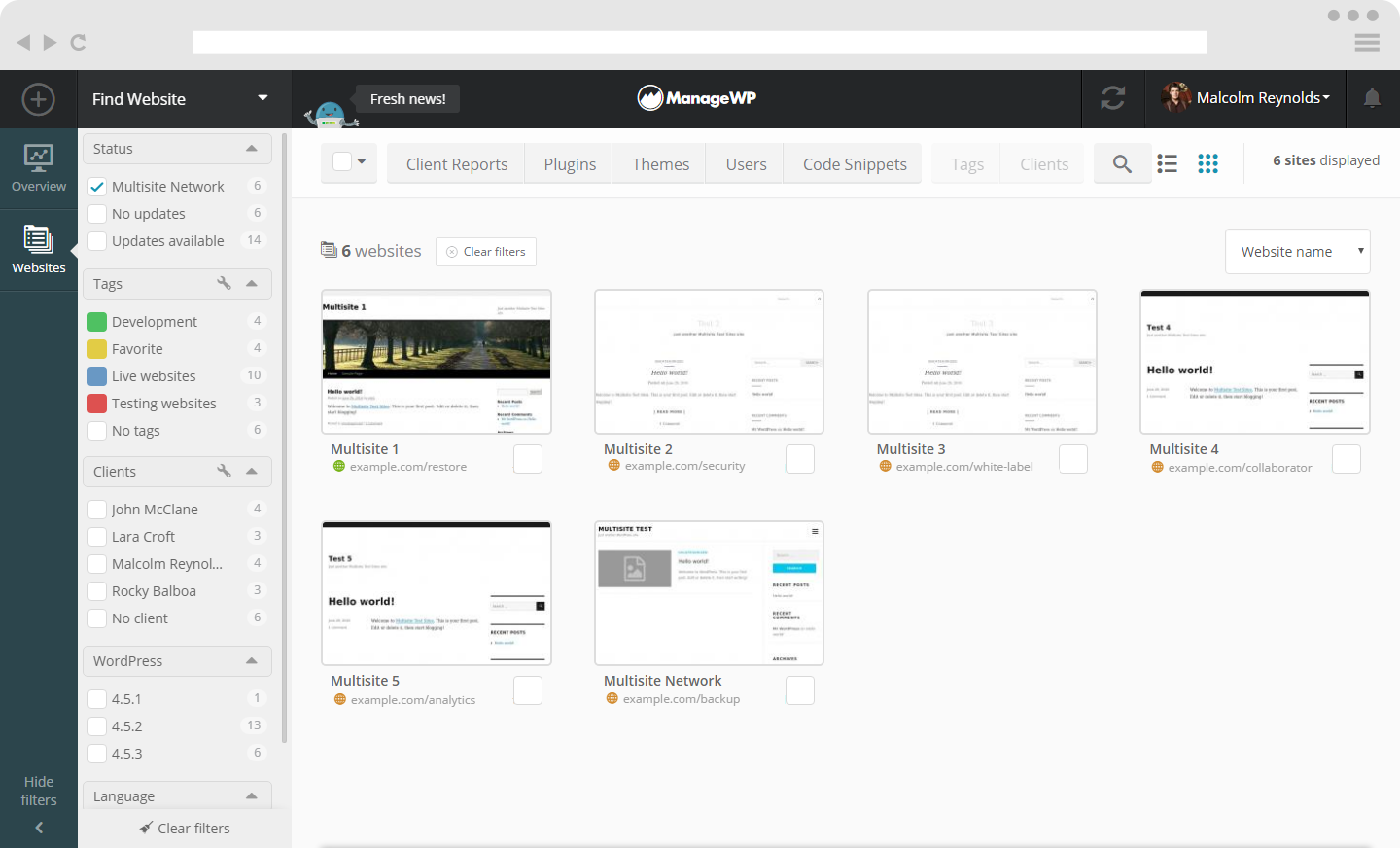 How to manage your WordPress multisite - ManageWP How to manage your WordPress multisite - ManageWP